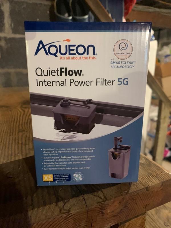 Aqueon QuietFlow SmartClean Internal Aquarium Filter, X-Small | Petco
