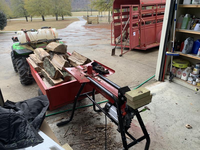 Earthquake Earthquake Electric W500 Log Splitter with Stand 5-Ton 15 ...
