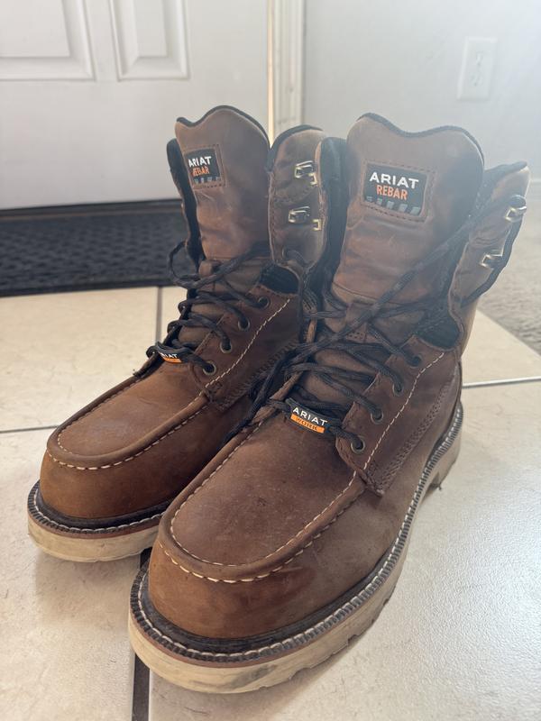 Ariat Men's Rebar Lift Composite Toe Waterproof Work Boots, 8 in. at ...