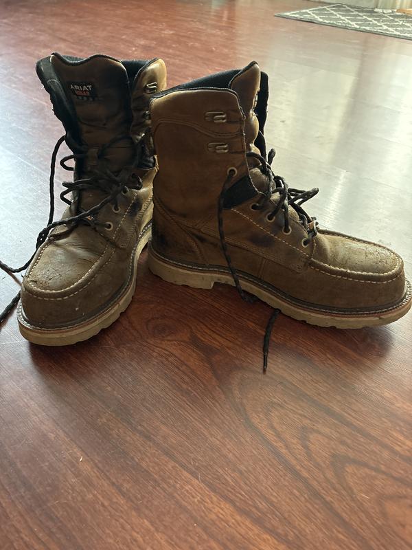 Ariat Men's Rebar Lift Composite Toe Waterproof Work Boots, 8 in. at ...