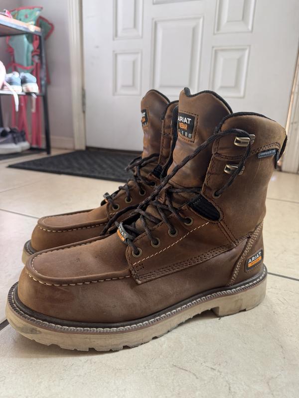 Ariat Men's Rebar Lift Composite Toe Waterproof Work Boots, 8 in. at ...