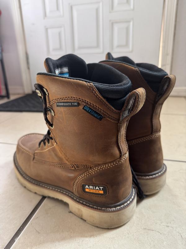 Ariat Men's Rebar Lift Composite Toe Waterproof Work Boots, 8 in. at ...