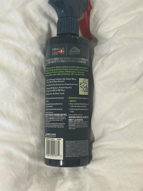 Armor All Interior Detailer Spray Developed With Oracle RedBull Racing ...