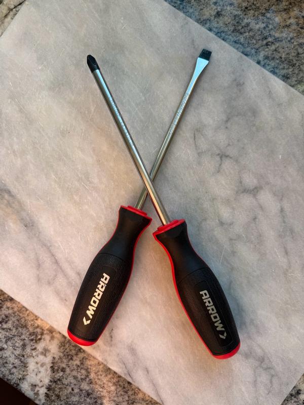 Arrow Fastener Arrow Chrome Vanadium Steel Screwdriver Set 2 -Piece 6 ...