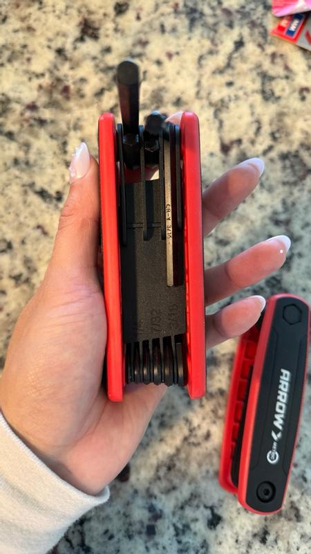 Arrow Fastener Assorted Metric and standard (SAE) 16 -Pieces Hex key ...