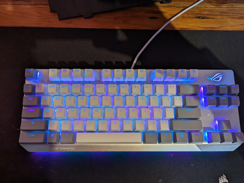 ASUS ROG Strix Scope NX TKL Moonlight White Wired Mechanical RGB Gaming ...