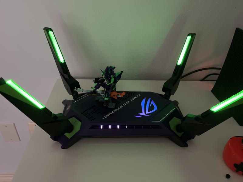 ASUS ROG Rapture Edition Dual-Band WiFi 6 Gaming Router - Dual 2.5G WAN ...