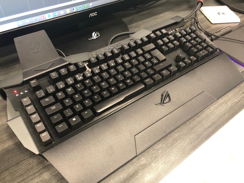 Asus ROG GK2000 Horus Mechanical Gaming Keyboard Cable Connectivity USB ...