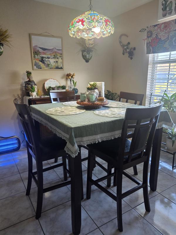 Signature Design by Ashley Bennox Dark Brown Counter Height 5 Piece ...