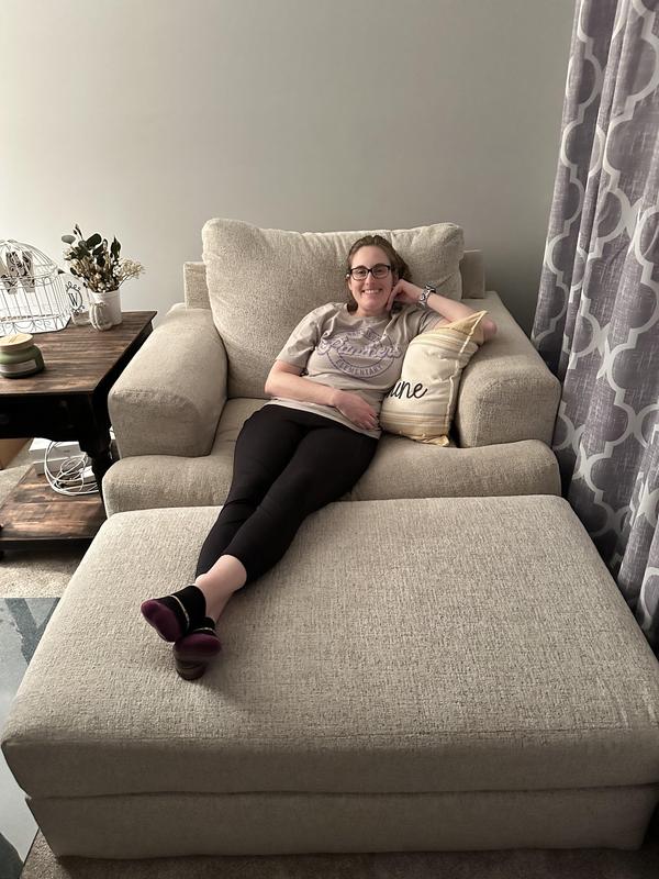 Signature Design by Ashley Soletren Stone Gray Oversized Contemporary ...