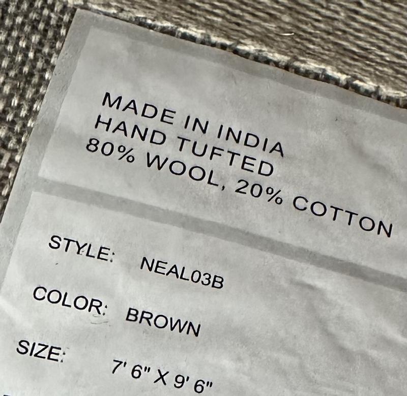 nuLOOM Tara Striped Wool 6ft. x 9ft. Brown Area Rug in the Rugs ...