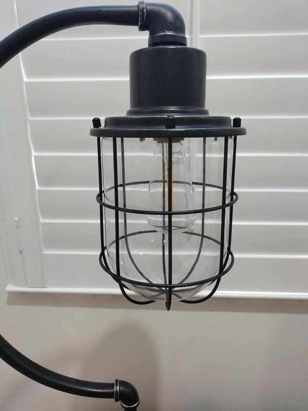 Signature Design by Ashley Jae Metal Desk Lamp Antique Black Industrial ...