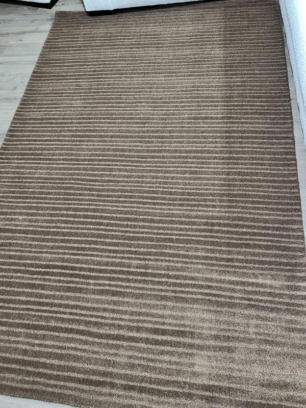 nuLOOM Southwest Striped Wool 3ft. x 5ft. Dark Brown Area Rug in the ...