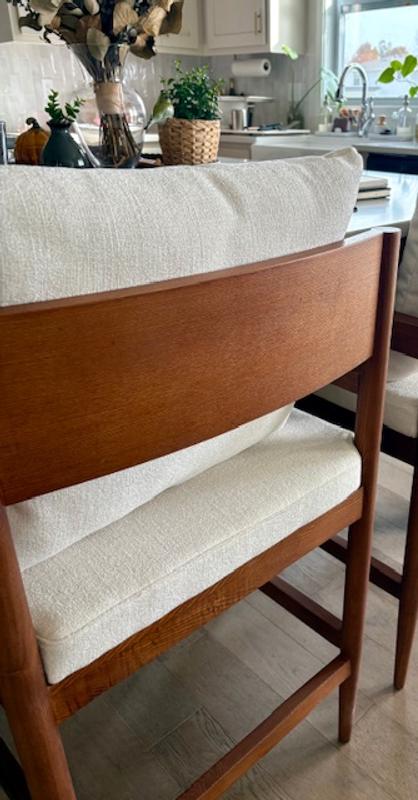 Modway Remington Wood Counter Stool in Salt in the Bar Stools & Counter ...