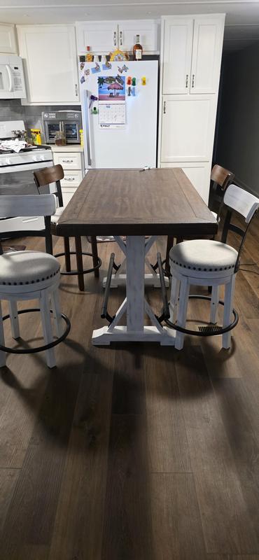 Signature Design by Ashley Valebeck Black Counter Height Dining Table ...