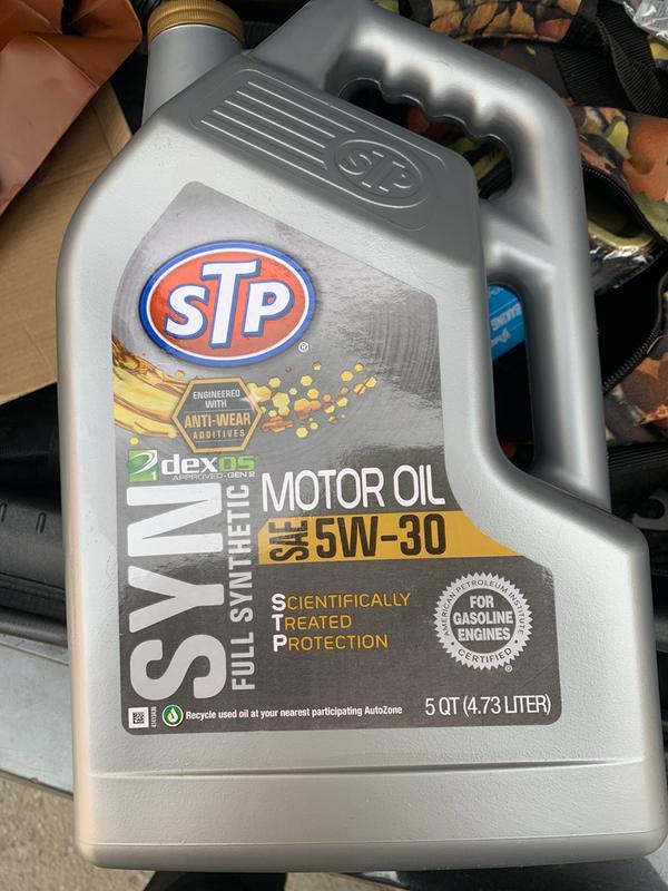 STP Full Synthetic Engine Oil 5W-30 5 Quart Reviews