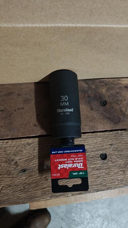 Duralast 30mm 12 Point Axle Nut Socket | AutoZone