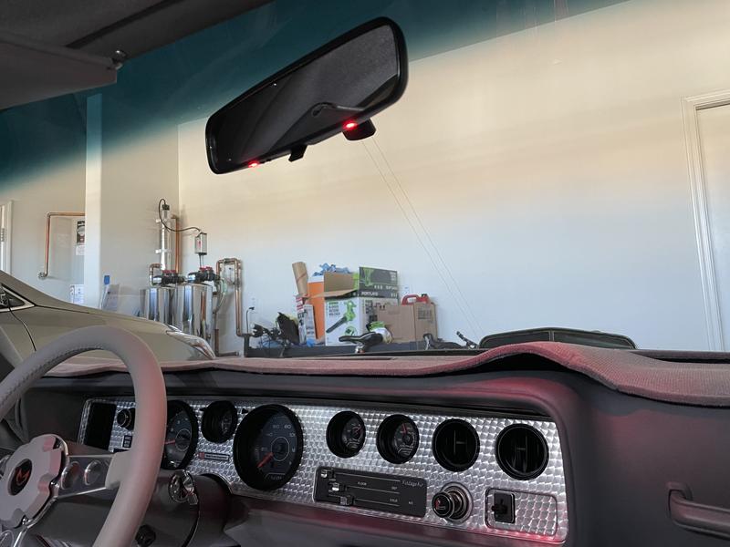 Pilot 10 3/4in Rear View Mirror with Multi - Color LED Map and Mood ...