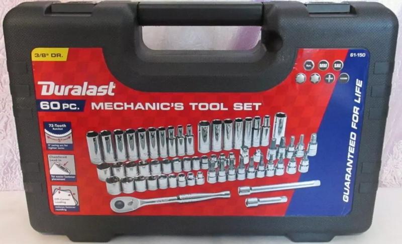 Duralast 60 piece socket set store