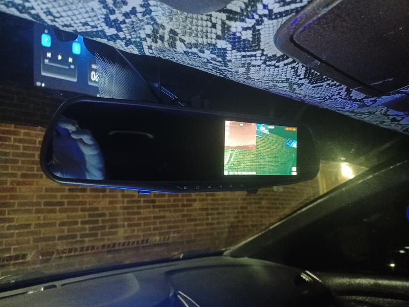 Nitro 4 X 4 Rear View Mirror Dash Camera Plus Backup Camera