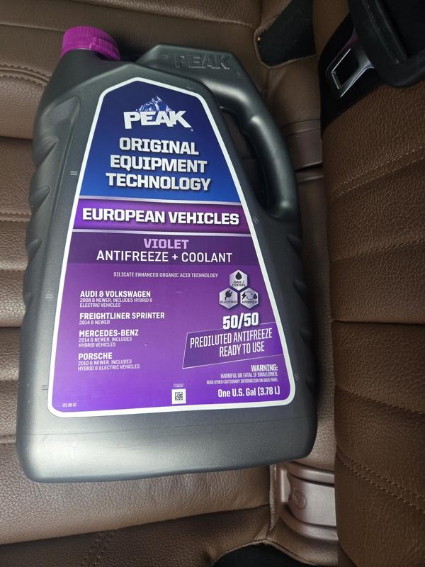 Vs Pink PEAK 50/50 Antifreeze + Coolant, 1 Gallon, 2 Ct Mopar Coolant