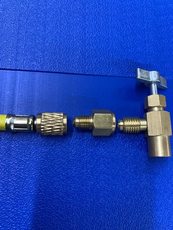 Santech Adapter R134A Cylinder Air Conditioning Adapter Fitting | AutoZone