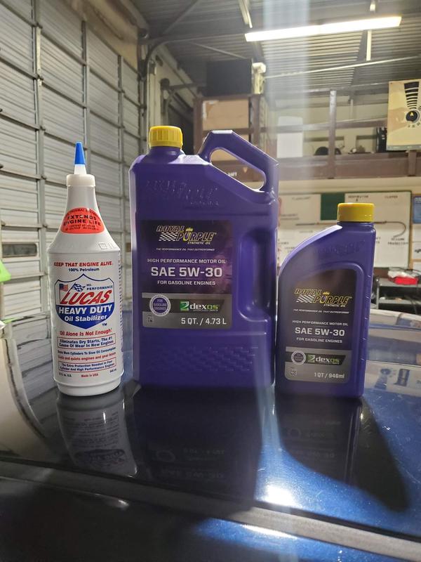 Royal Purple High Performance Full Synthetic Engine Oil 5W-30 5 Quart ...