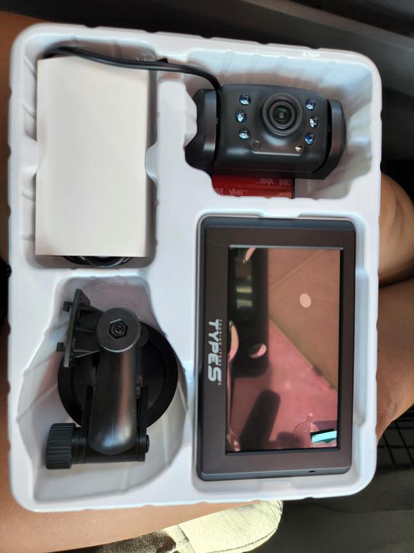 TYPE S 4.3in LCD Screen Reverse Light-Powered Digital Wireless Backup ...