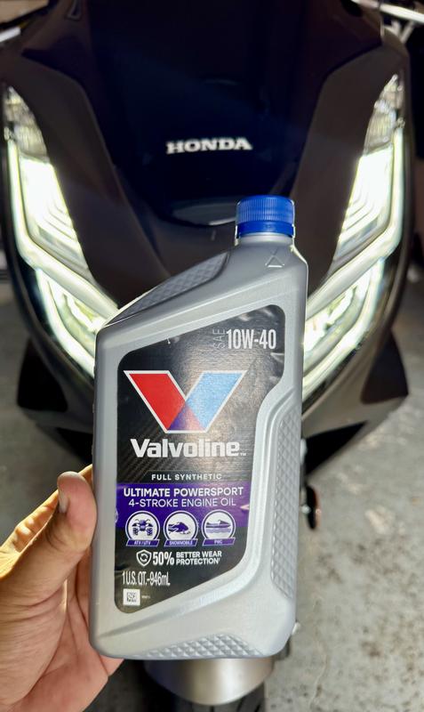 Valvoline PowerSport 4 Stroke Full Synthetic Motor Oil 10W-40 1 Quart ...