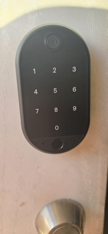 Yale Approach Retrofit Silver Smart Lock Electronic Deadbolt with Wifi ...