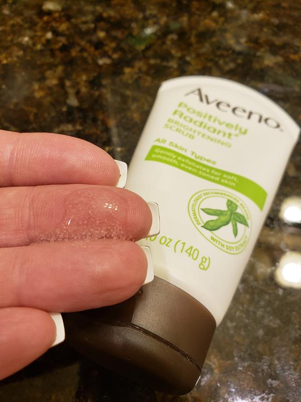Aveeno face scrub store