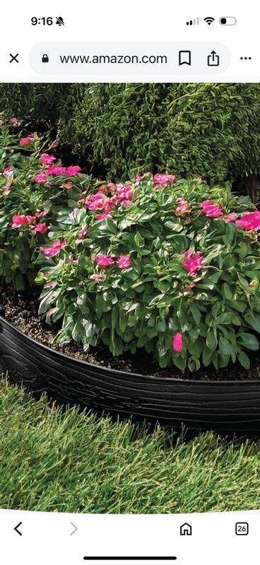 Master Mark 20-ft x 5-in Terrace Board Brown Plastic Landscape edging ...