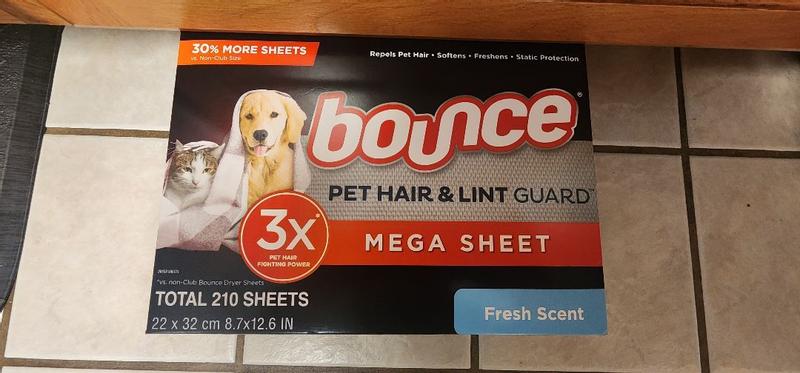 Bounce Pet Dryer Sheets, Outdoor Fresh Scent, 80-pk | Canadian Tire
