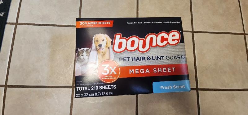 Bounce Pet Dryer Sheets, Outdoor Fresh Scent, 80-pk | Canadian Tire