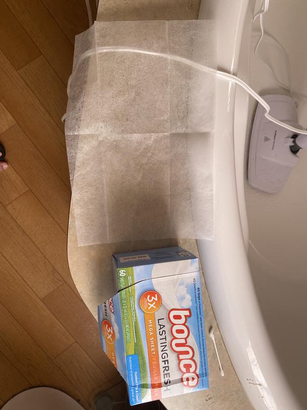 Bounce Lasting Fresh Mega Dryer Sheets, 120 ct, Outdoor Fresh & Clean ...