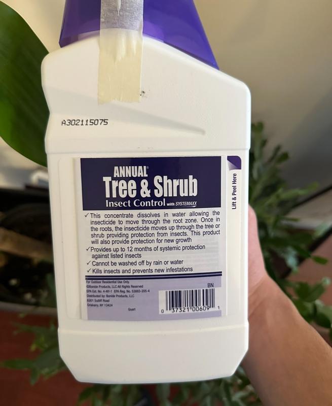 Bonide 128 oz. Annual Tree & Shrub Insect Control with Systemaxx ...