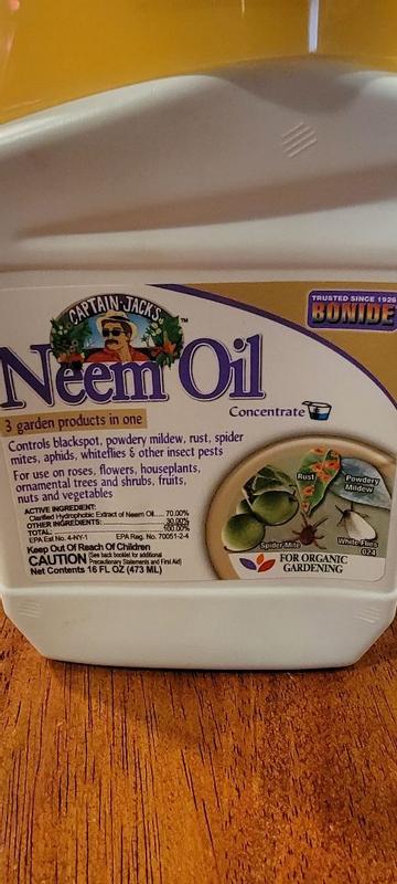 Bonide Neem Oil Concentrate 16 fl oz Organic Insecticide Fungicide ...