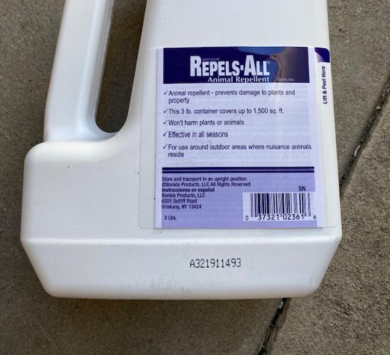 Bonide 3 lb. Repels-All Animal Repellent Granules, Ready-to-Use Deer ...