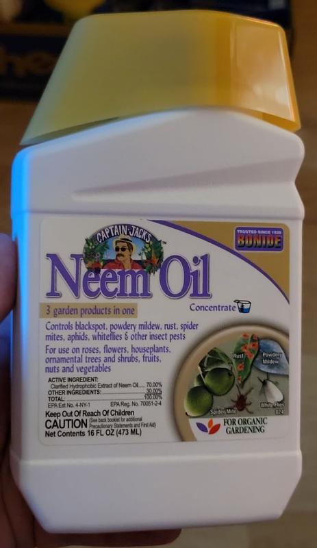 Bonide Neem Oil Concentrate 16 fl oz Organic Insecticide Fungicide ...