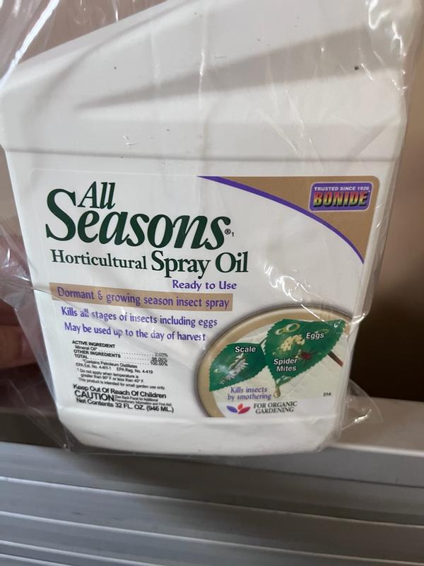 Bonide All seasons Organic Horticultural Spray Oil Liquid 32 oz in the ...