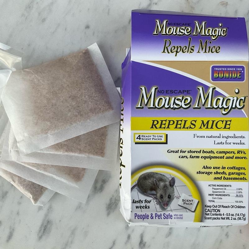 Bonide Mouse Magic 4-Count Natural Pest Control Repellent for Mice ...
