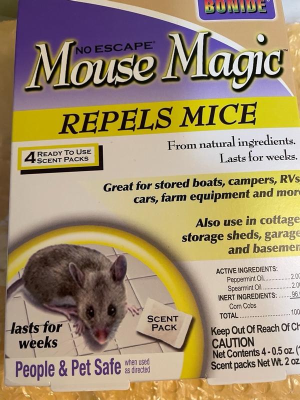 Bonide Mouse Magic 4-Count Natural Pest Control Repellent for Mice ...