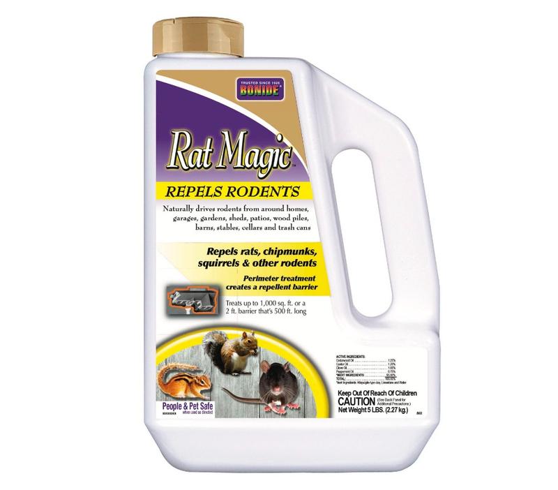 Bonide Rat Magic 5-lb Pest Control Granules for Rats, Squirrels, and ...