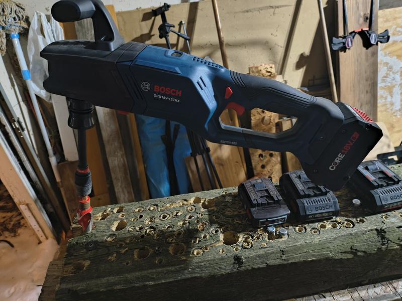 Bosch Professional 18-volt 1/2-in Keyed Brushless Right Angle Cordless ...