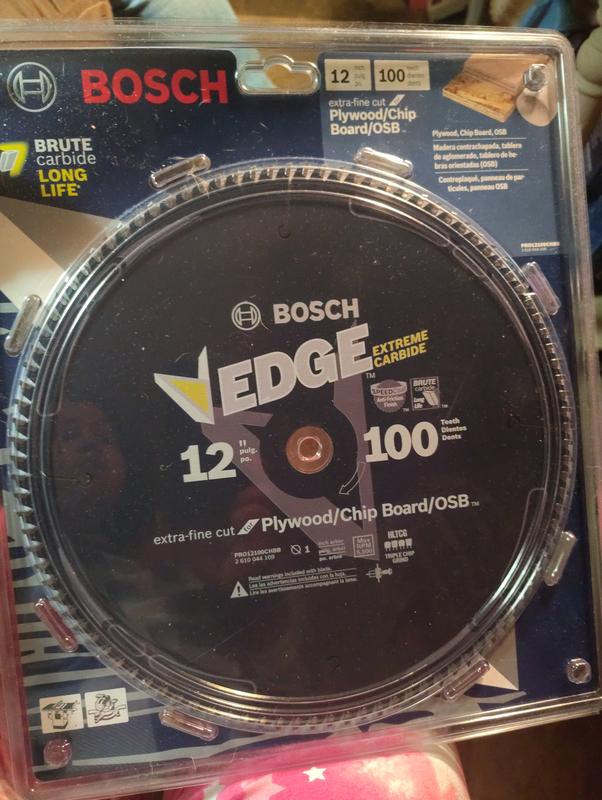 Bosch 12-in 100 -Tooth Carbide-tipped LCS Circular saw blade Individual ...