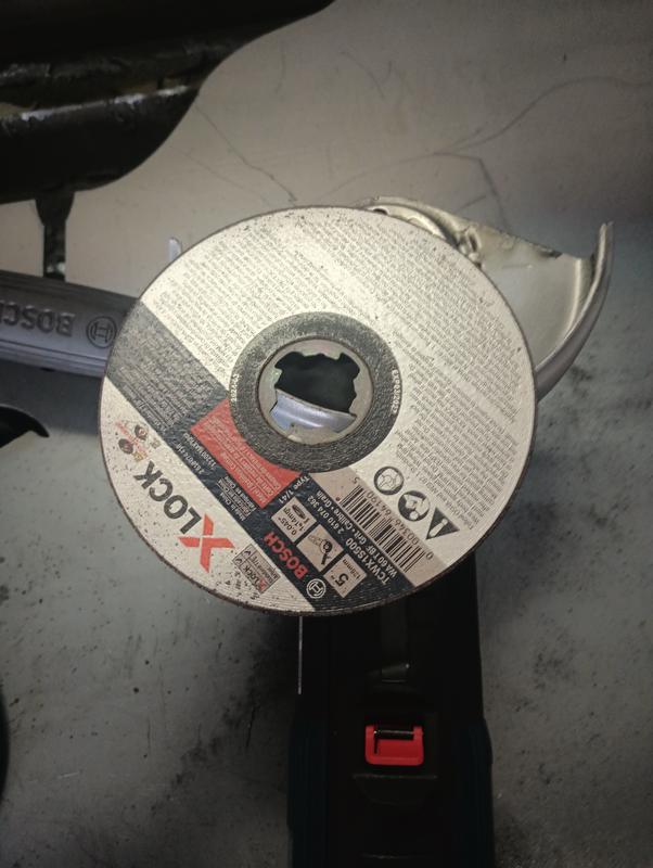 Bosch X-Lock 5-in Aluminum Oxide 60-Grit Cutting/Grinding Wheel ...