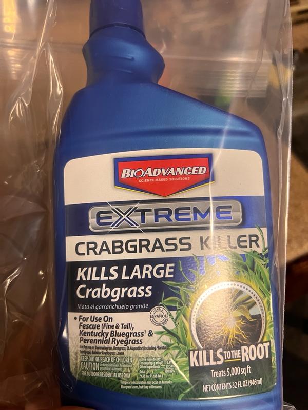 BIOADVANCED 704119A Extreme Crabgrass Herbicide Weed Killer, Ready-to ...