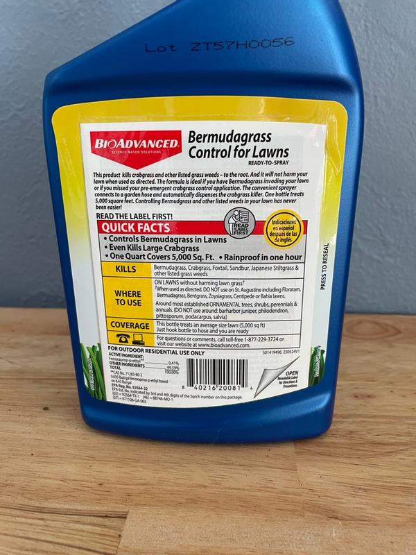 BioAdvanced Bermuda Control for Lawns Herbicide, 32 oz. at Tractor ...