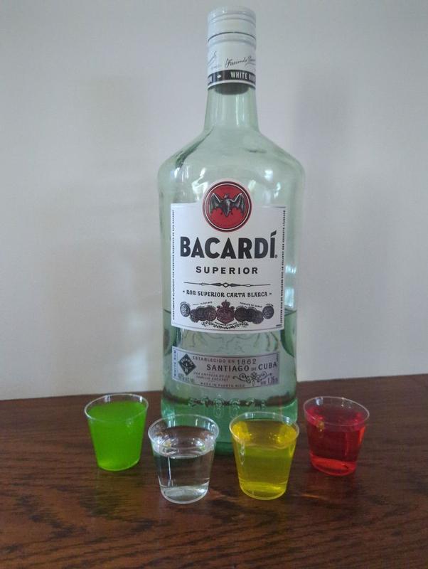 Bacardi Silver Raz Nutrition