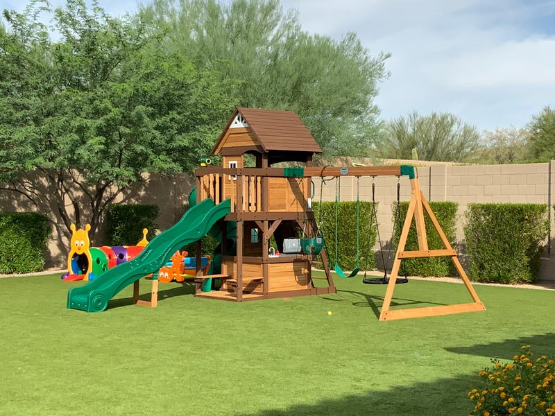 Backyard Discovery Colorado Cedar Swing Set Backyard Discovery